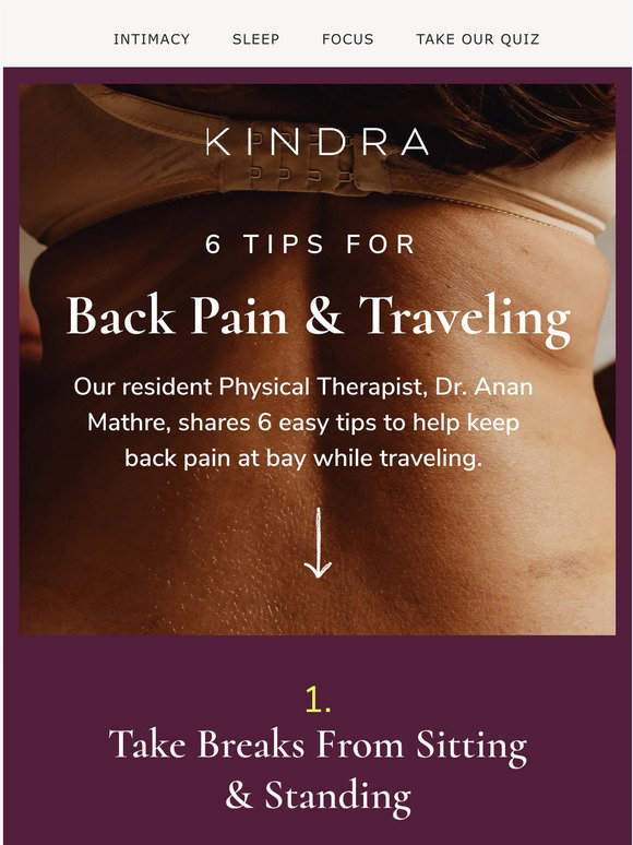 Kindra: 6 Tips for Back Pain From Dr. Anan 🩺 | Milled