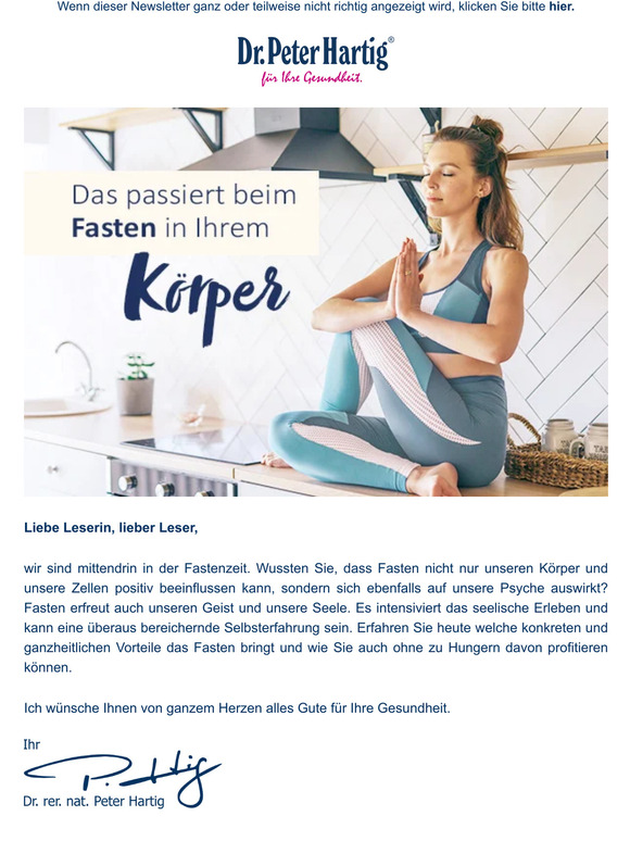 Dr. Peter Hartig: Welche Vorteile bringt das Fasten? 🤔 | Milled