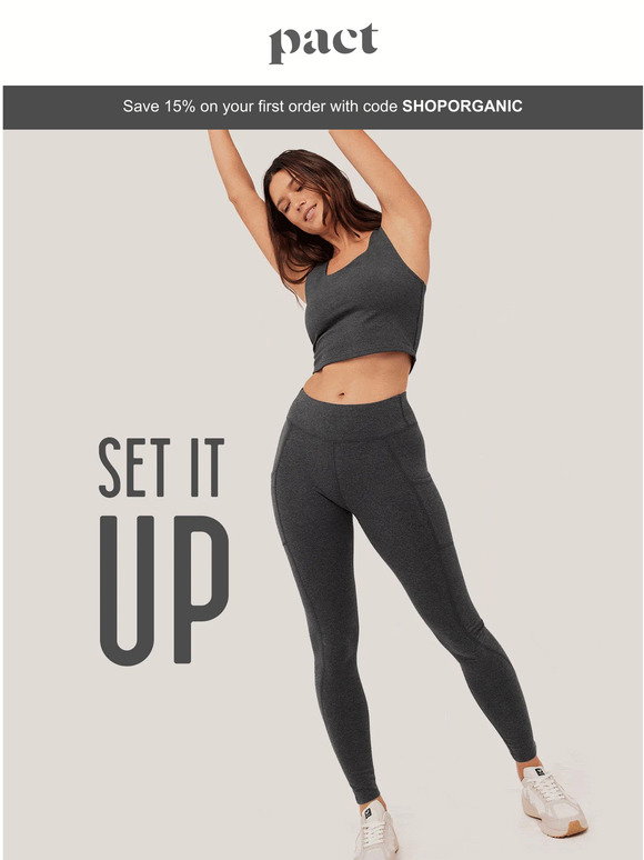 PACT Apparel: Matching tops & bottoms. 👯‍♀️ | Milled