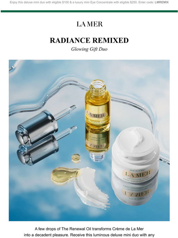 La Mer: Better together: The Renewal Oil and Crème de la Mer | Milled