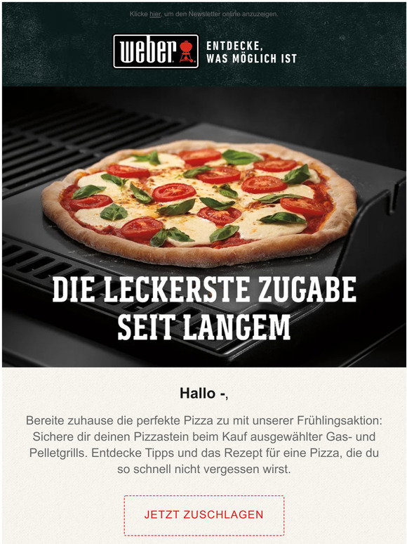 Weber: Die leckerste Zugabe seit langem | Milled