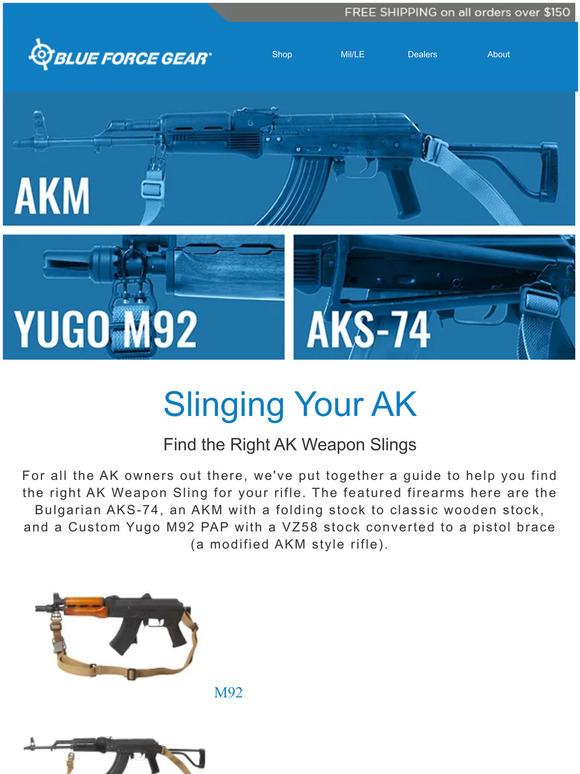 Blue Force Gear: How to Sling Your AK Guide | Milled