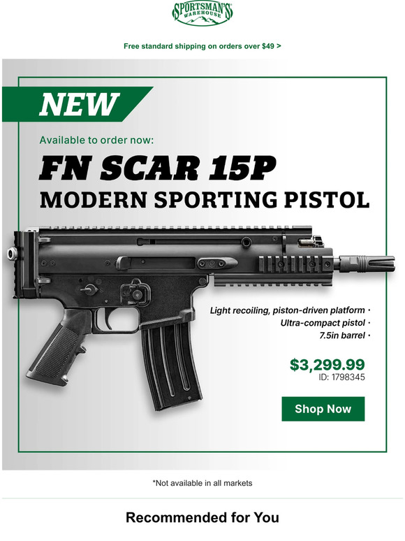 Sportsman's Warehouse: NEW FN Scar MSP | Milled