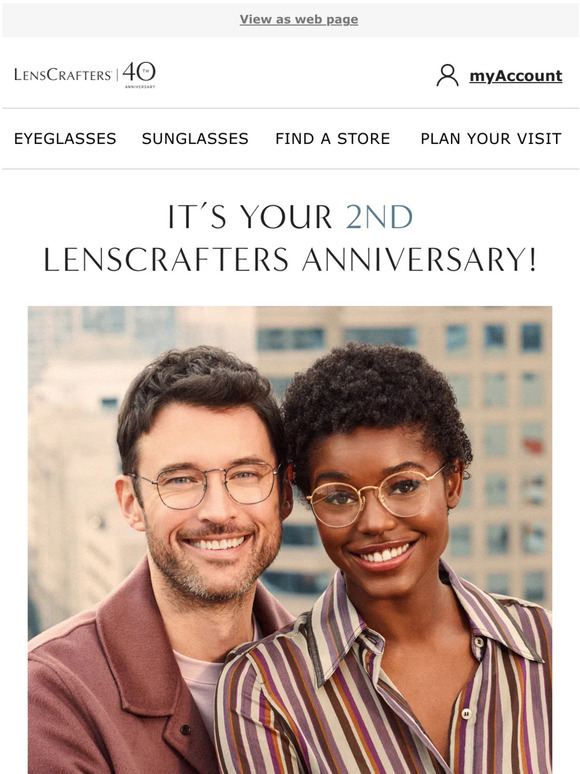 LensCrafters: A Gift To Celebrate Your Anniversary | Milled