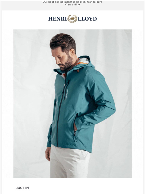 Henri Lloyd: New Colours! Mav-Lite Shell Jacket | Milled