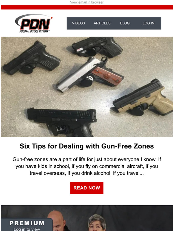 Personal Defense Network: 6 Tips for Dealing with Gun-Free Zones | Milled