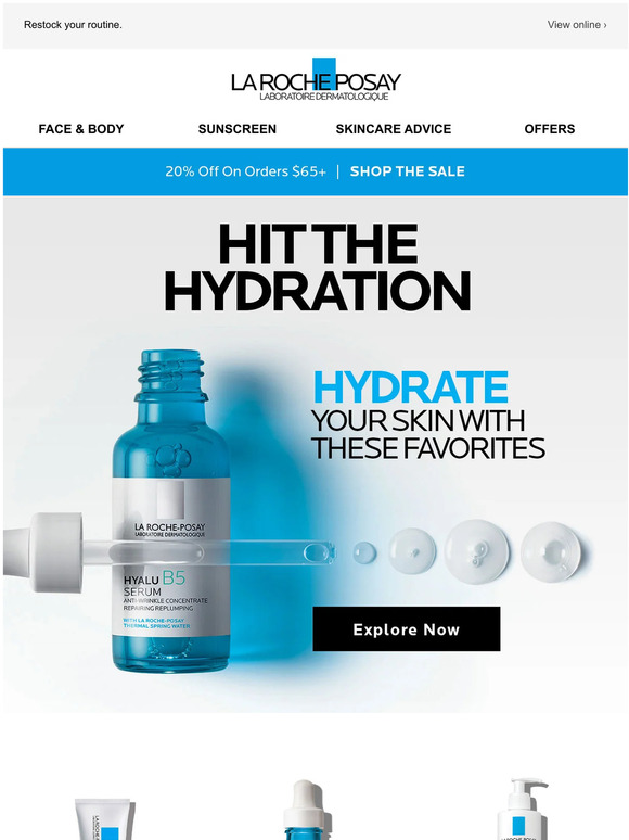 La Roche-Posay: Shop 20% Off These Hydrating Favorites | Milled