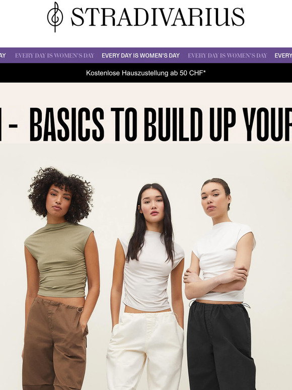 Stradivarius POLAND: Basic-Guide 2023: die Must-haves ️ | Milled