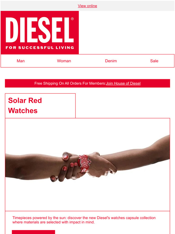 Diesel: Diesel Watches | The New Solar Red Capsule | Milled