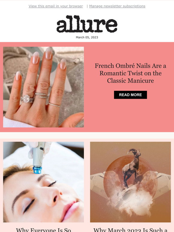 Allure: French Ombré Nails Are a Romantic Twist on the Classic Manicure ...