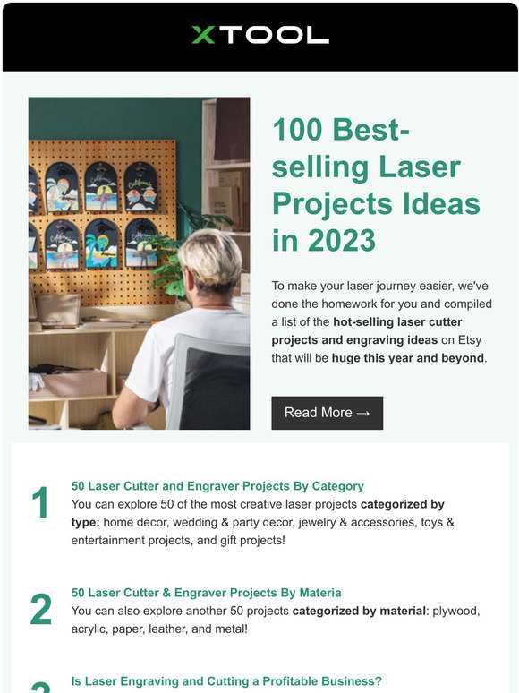 xTool: 💰 Start earning today: 100 best-selling laser project ideas for ...