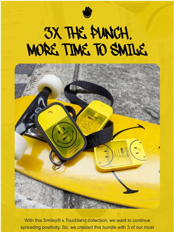 Touchland: New Smiley® x Touchland collection is here 😁 | Milled