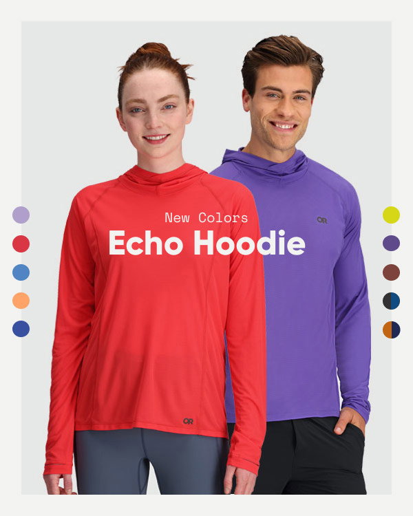 Outdoor Research: New Colors in Echo Hoodie | Milled