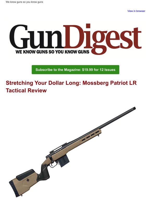 Gun Digest Store: Patriot Long-Range Review | New Smith & Wesson PCC ...