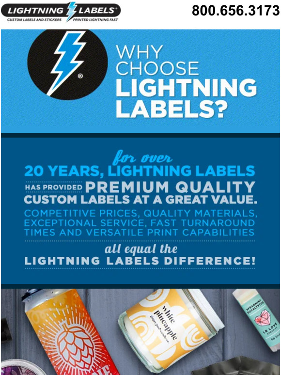 Lightning Labels: Why Should You Choose Lightning Labels? | Milled