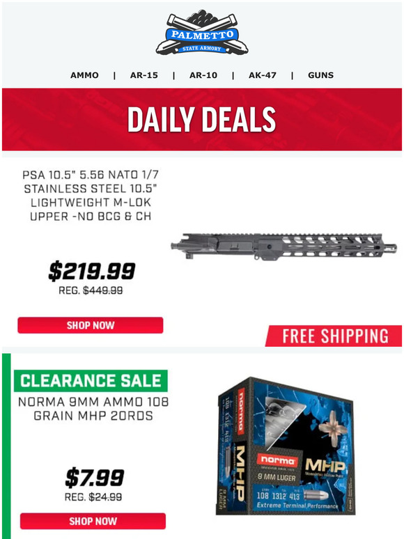 Palmetto State Armory: Dagger Deal | Today Only PSA Dagger Compact SW4 ...