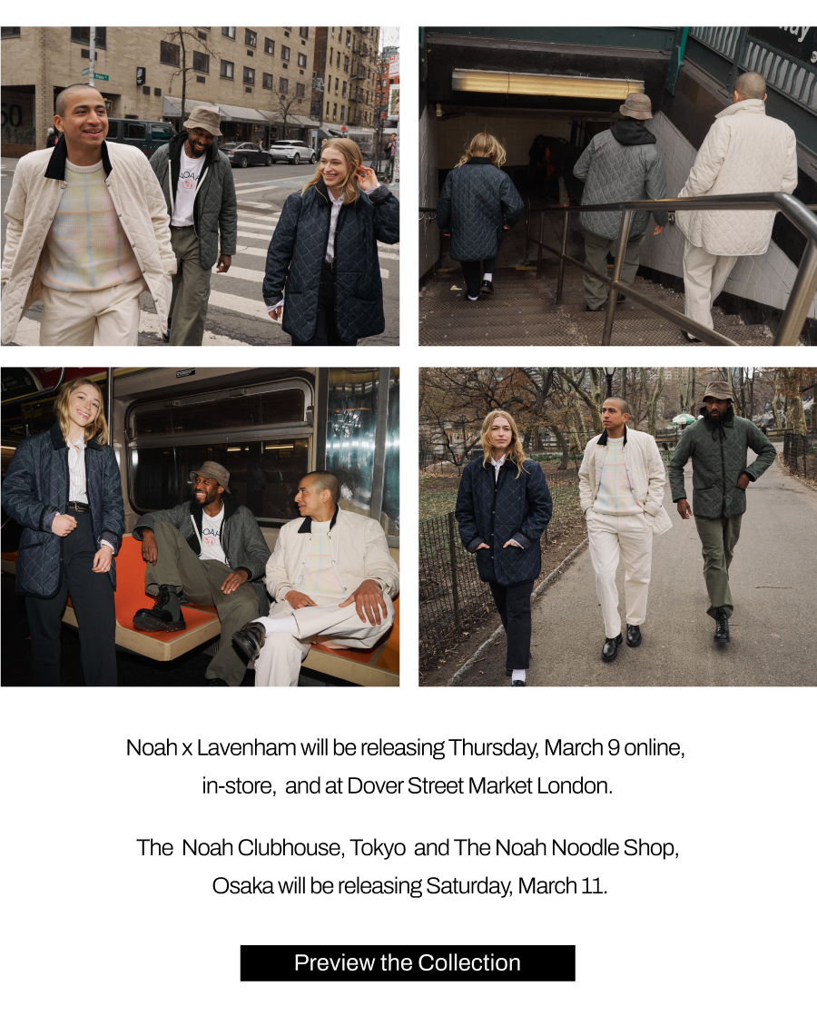 Noah: Noah x Lavenham | Milled