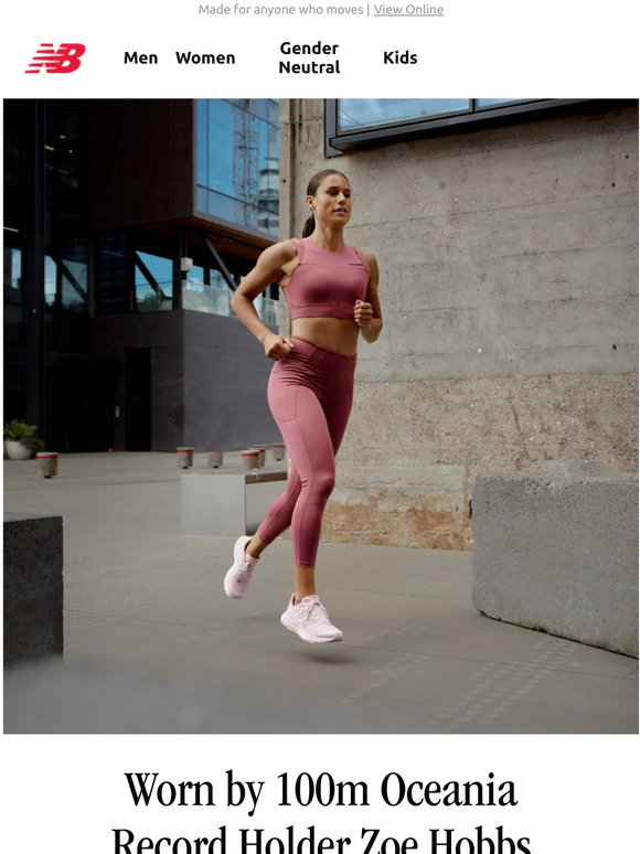 New Balance: The 880v13: worn by Zoe Hobbs, 100m Oceania record holder ...