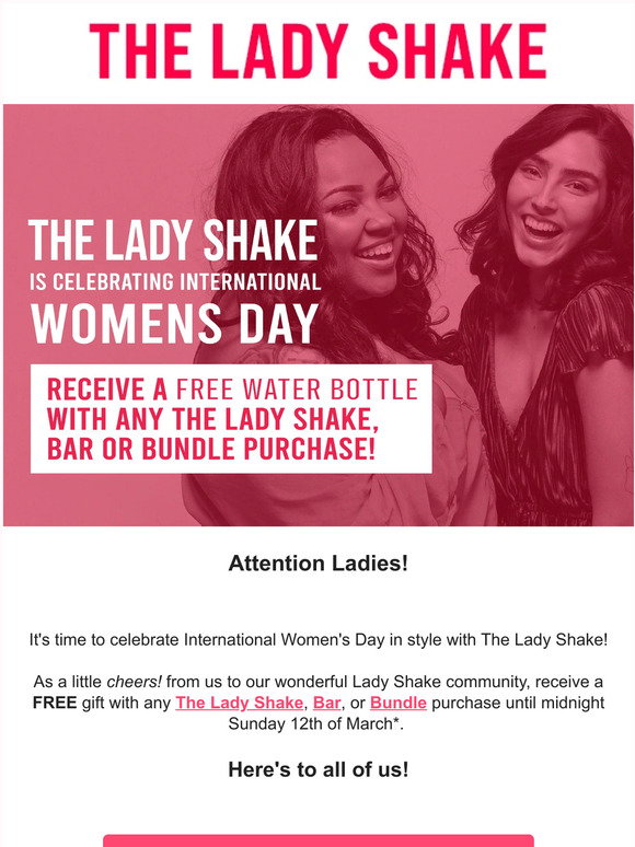 The Lady Shake: A day to celebrate YOU! 🥂 | Milled