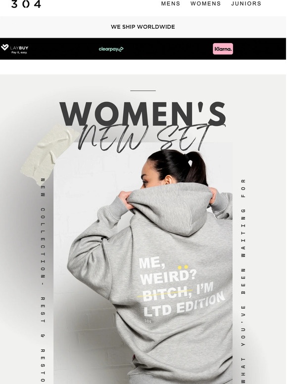 304 Clothing: 🙂 🥰 LADIES, this one is for YOU! | Milled