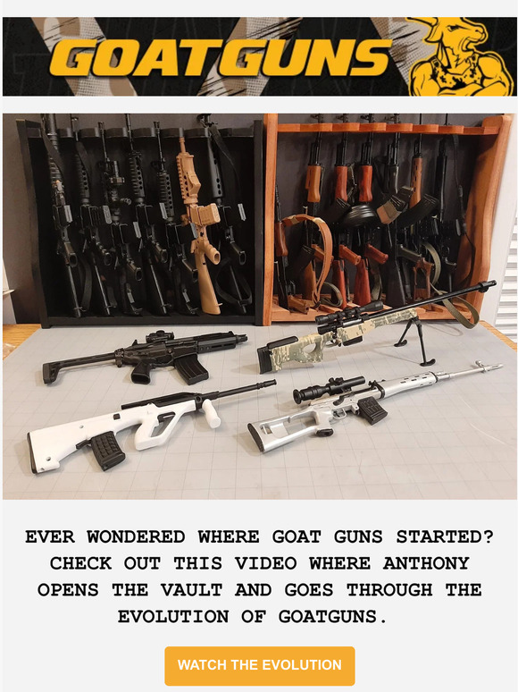 GoatGuns: The Evolution of GoatGuns | Milled
