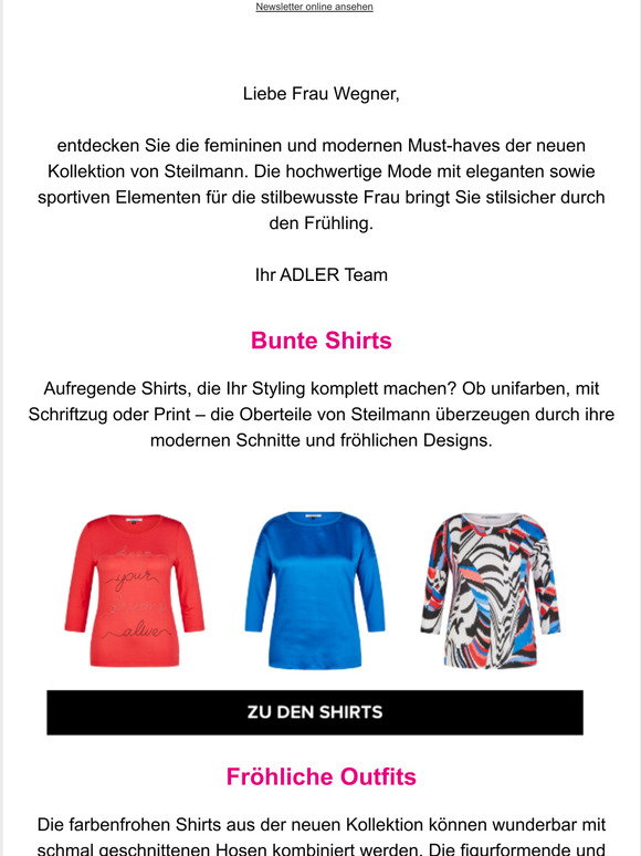 Adler Moden: Entdecken Sie die neue Steilmann Kollektion! 😍 | Milled