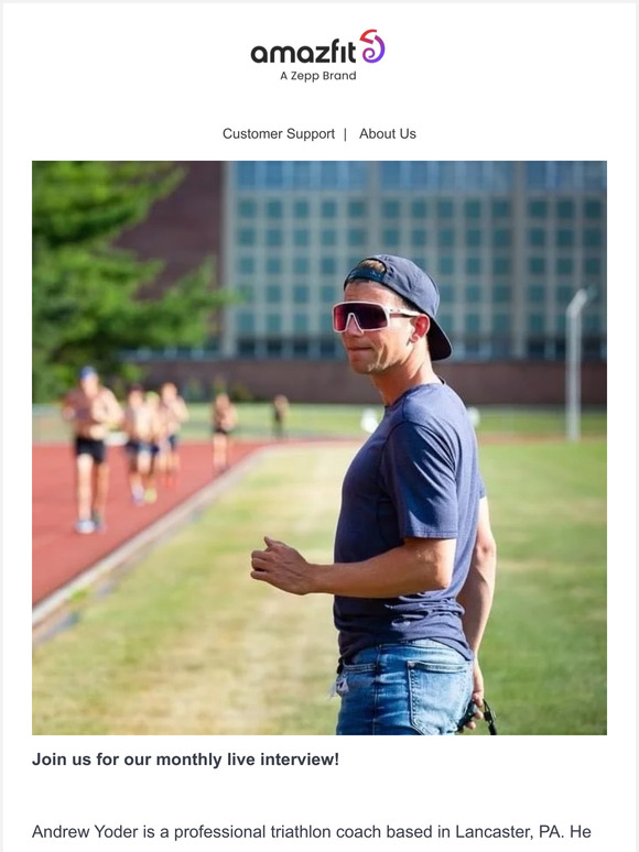 Amazfit: INTRODUCING OUR MARCH COMMUNITY LIVE INTERVIEW GUEST ...