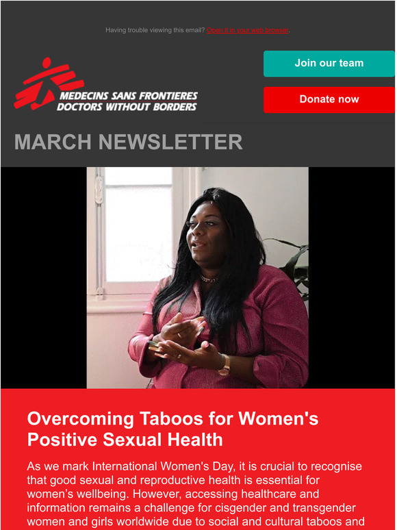 Doctors Without Borders: Overcoming Taboos for Women's Positive Sexual ...