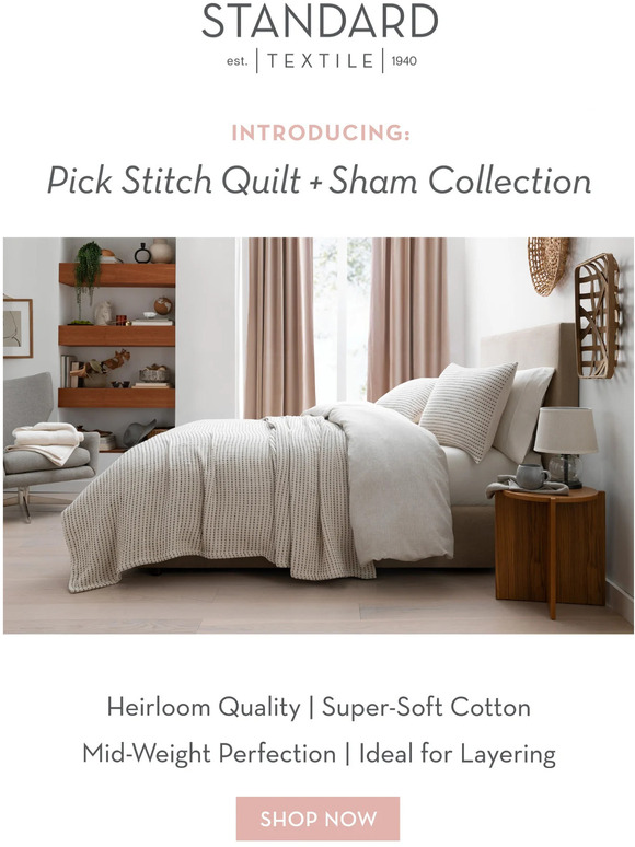 Standard Textile Home: NEW Limited Edition Collection | Milled