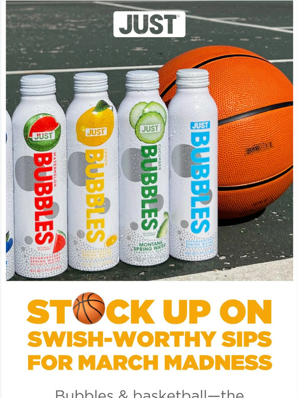 JUST Water: Slam Dunk Sips Inside 🏀 | Milled