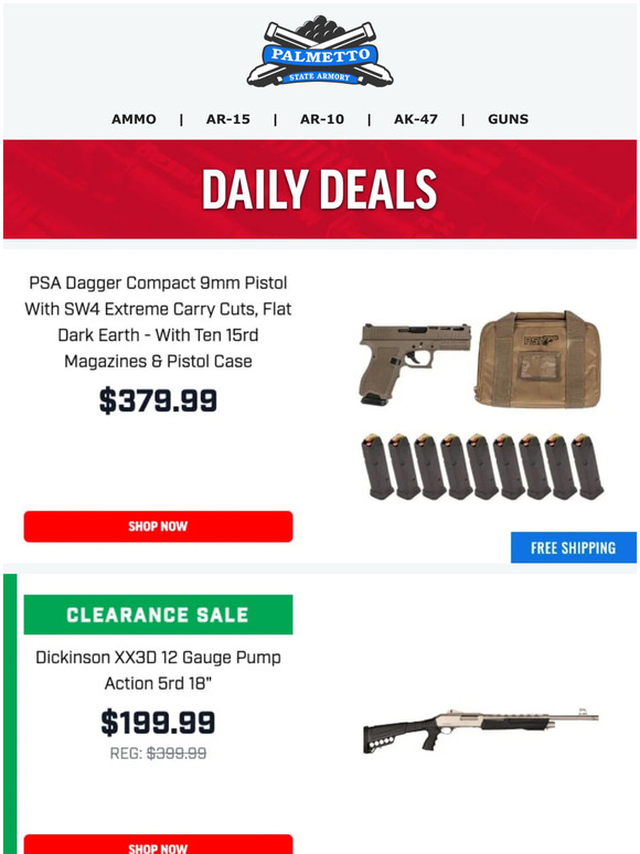 Palmetto State Armory: New AAC Ammo! | AAC 9mm 115gr FMJ Jag Head Stamp ...