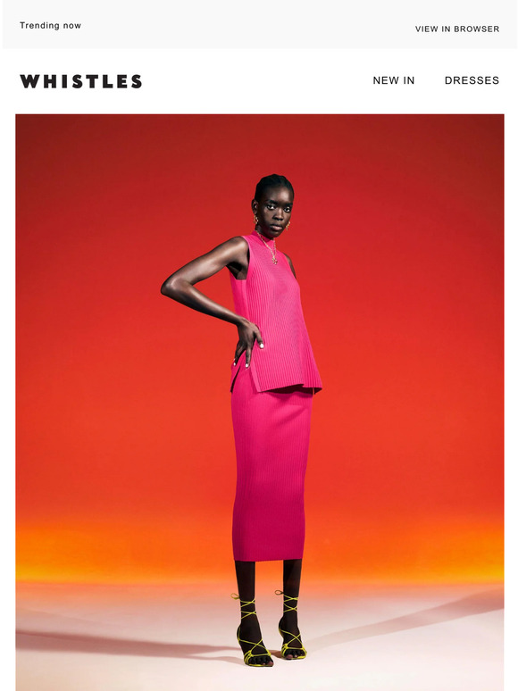 Whistles: Everyone’s wearing pink this spring | Milled