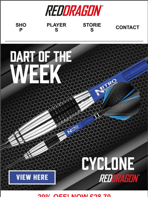 Red Dragon Darts: DART OF THE WEEK - Cyclone 🎯🌪️ | Milled