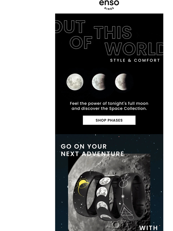 Enso Rings: Feel the power of the full moon! 🌕 | Milled