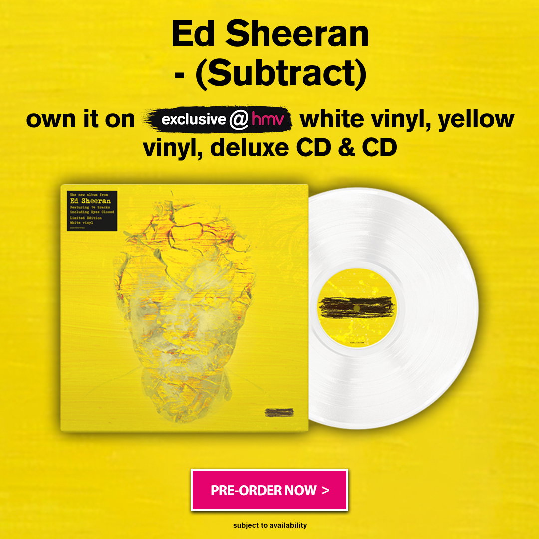 HMV: NEW Pre-orders! Ed Sheeran / - (Subtract) hmv Exclusive! | vinyl ...