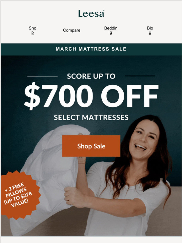 Leesa: Team up with Leesa for your best sleep yet | Milled