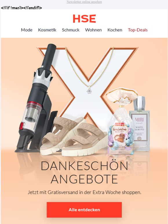 HSE24: Versand gratis auf Angebote in der Extra Woche | Milled