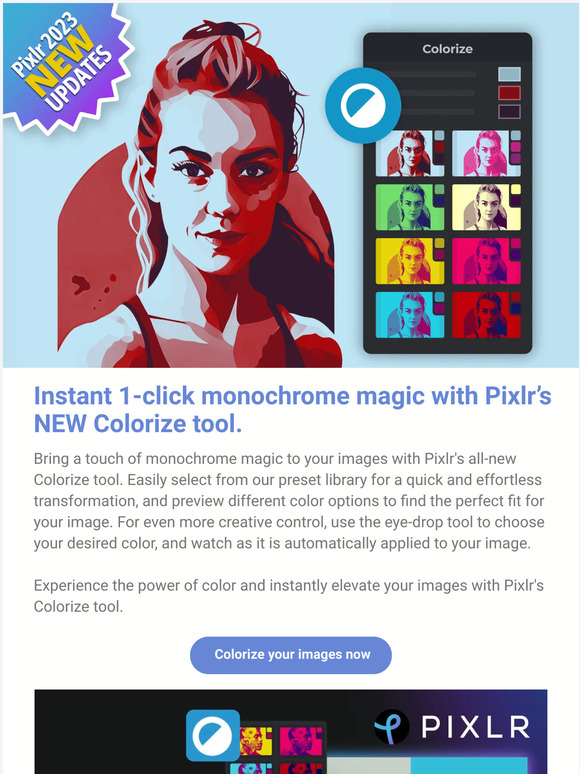 Pixlr: Instant 1-click monochrome magic with Pixlr’s NEW Colorize tool ...