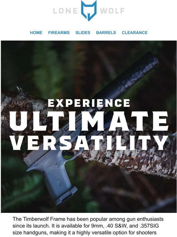 Lone Wolf Distributors: Upgrade Your Arsenal with the Timberwolf Pistol ...