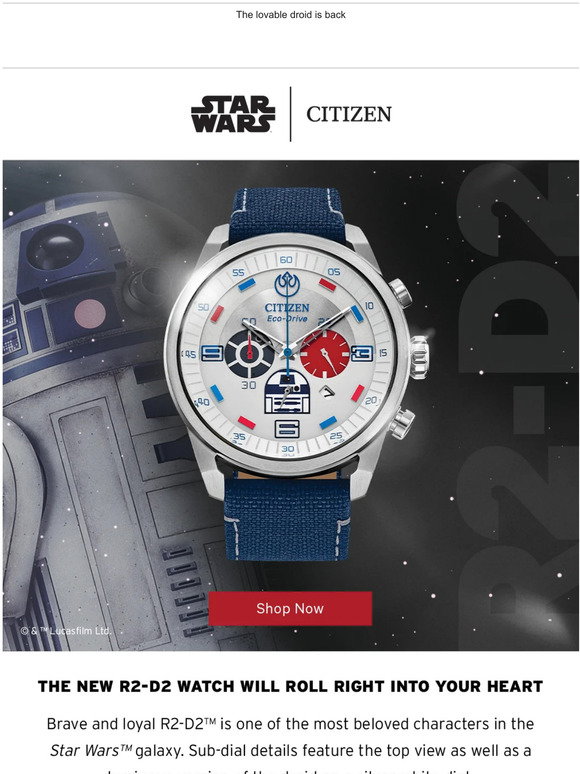 Citizen: Beep Beep! A New Citizen Star Wars™ Watch Is Here | Milled