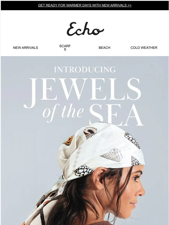 Echo New York: Our newest Series Collection scarf is a treasure | Milled