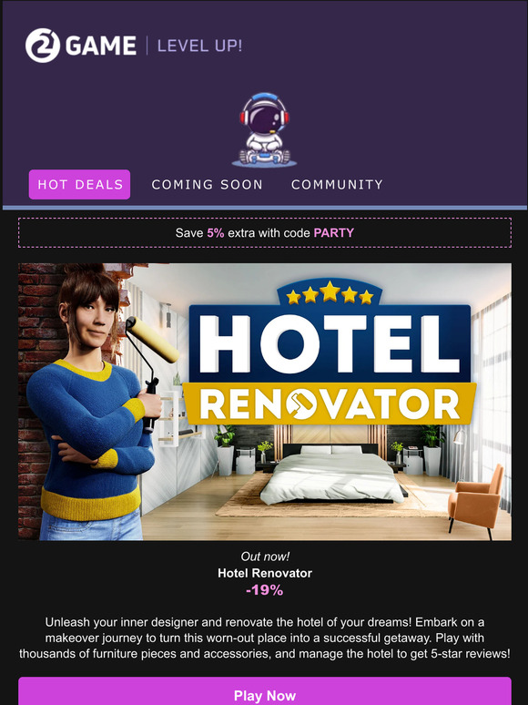 2Game.com: Design Your Hotel: Play Hotel Renovator Now 🏡 | Milled