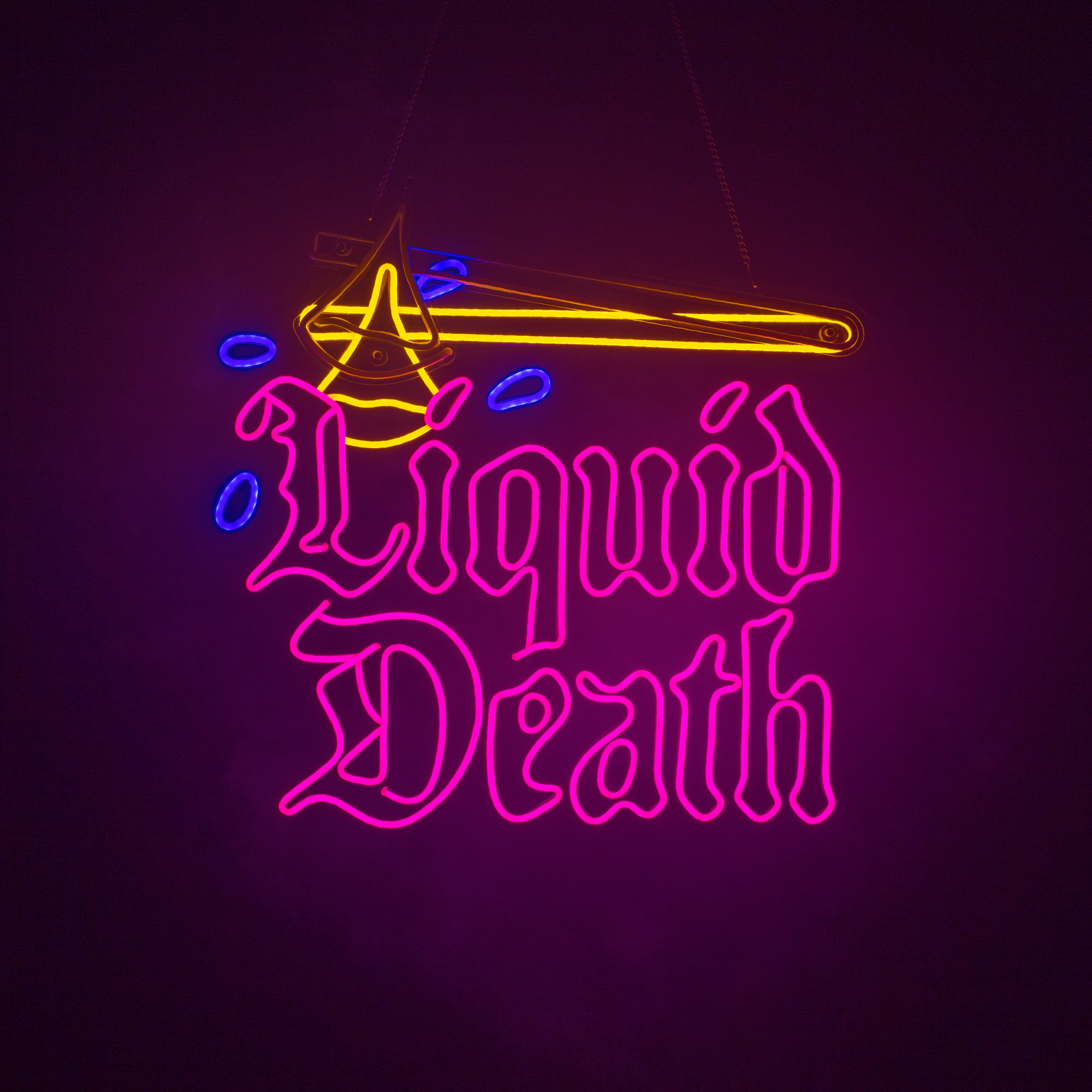 Liquid Death: Drip Club Neon Sign | Milled