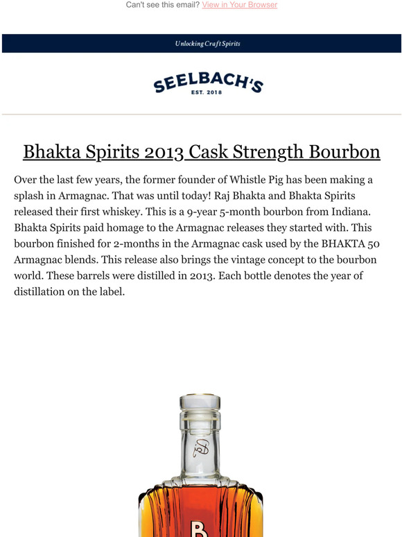 Seelbachs: Raj Bhakta Makes His Return to Whiskey | Milled