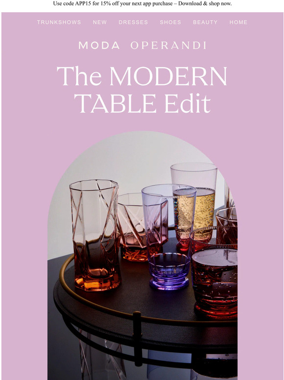 Moda Operandi: A tablescape that honors modernist icons | Milled