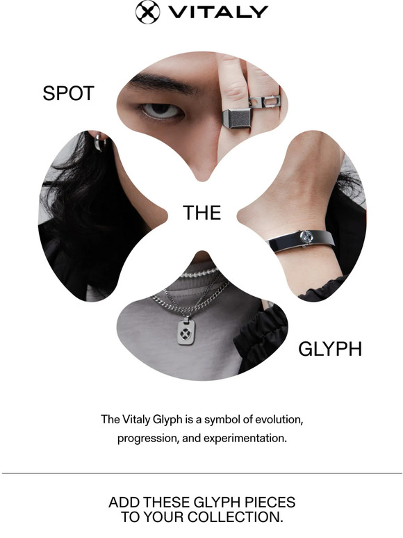 Vitaly: The Glyph: a symbol of evolution. | Milled