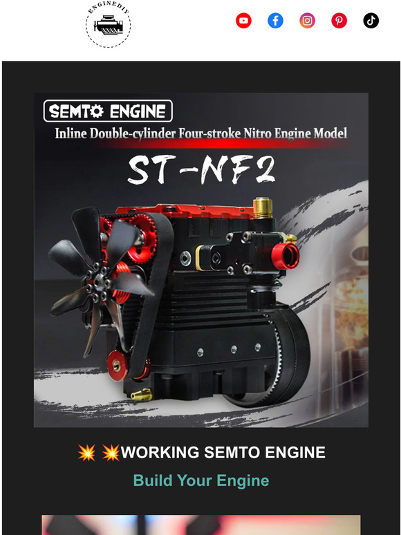 Enginediy: TECHING V8 Engine Model Kit Build Your Own V8 Engines That ...