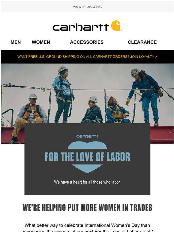 Carhartt: Announcing the For the Love of Labor grant awardees | Milled