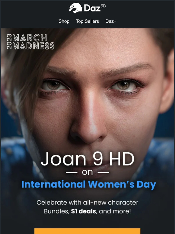 DAZ 3D: Joan 9 HD - International Women’s Day | Milled