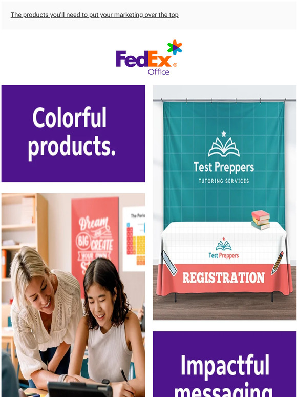 FedEx: Create messages that inspire with FedEx Office | Milled